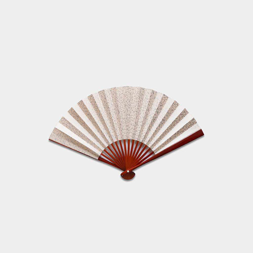 [Hand Fan] ICE-BREAKING Orange Lacquer For Ladies | Edo Folding Fans ...