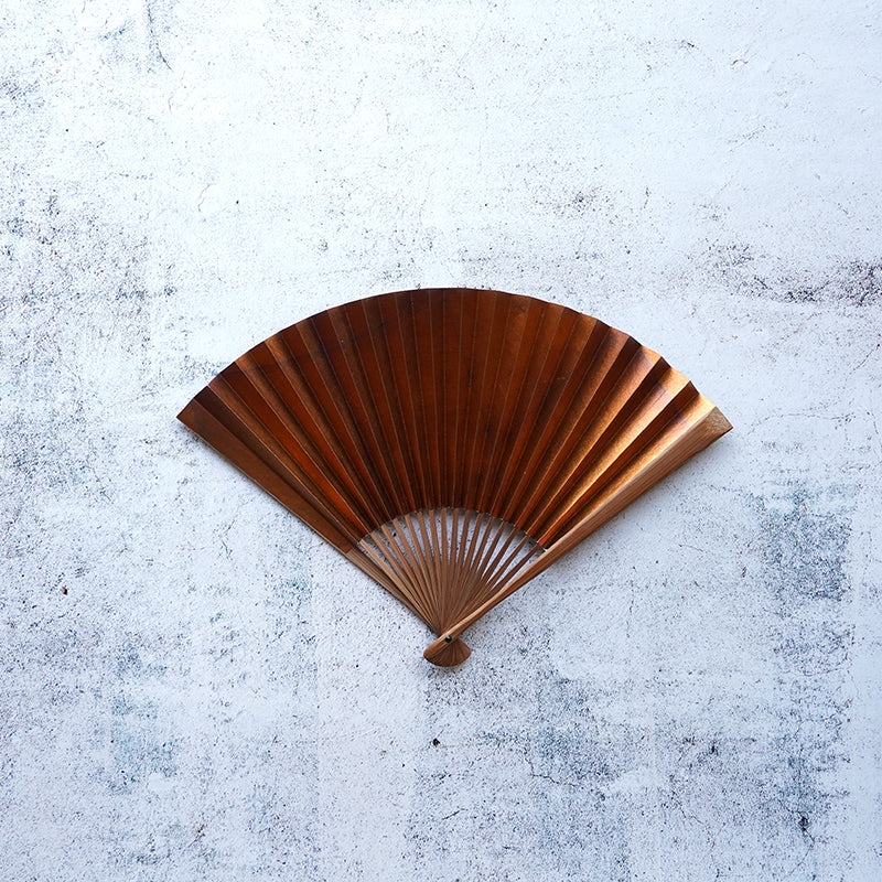 [Hand Fan] Smoked Silver #3 7.5SUN(9inch) | Kyoto Folding Fans | Yasut ...