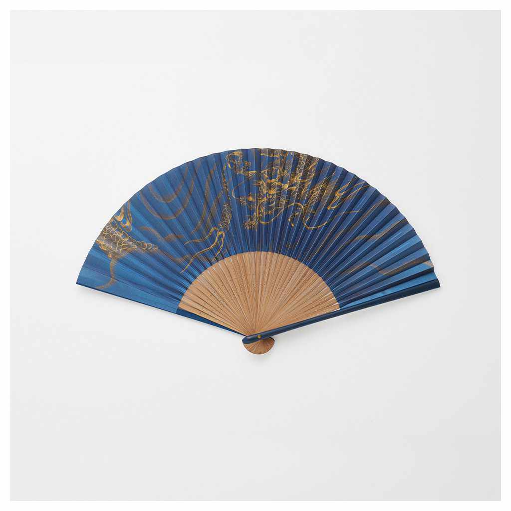 MEN'S PAPER FAN SEIRYU [HAND FAN] ｜ARTISAN
