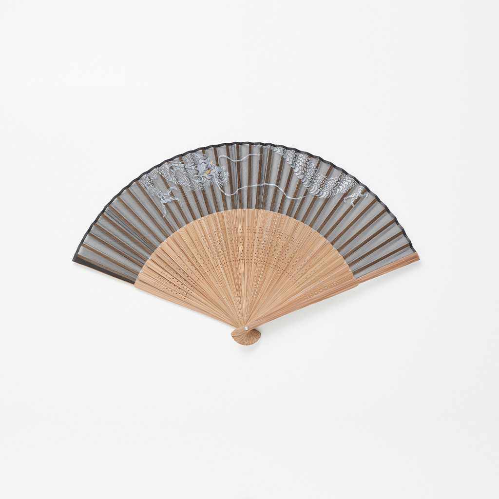 MEN'S SILK FAN DRAGON'S GAZE [HAND FAN] ｜ARTISAN