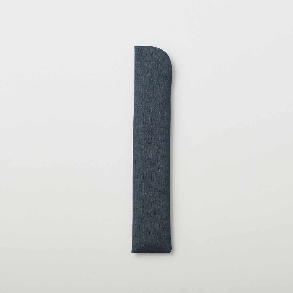 FOLDING FAN BAG NAVY BLUE (FOR MEN), Kyoto Folding Fans ｜ARTISAN